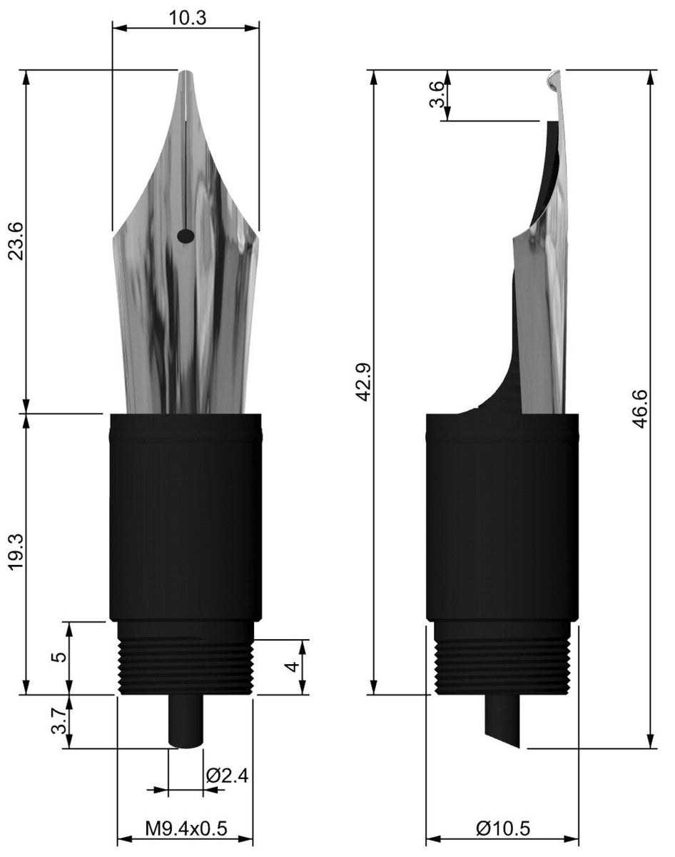 8 18k Meister Nibs